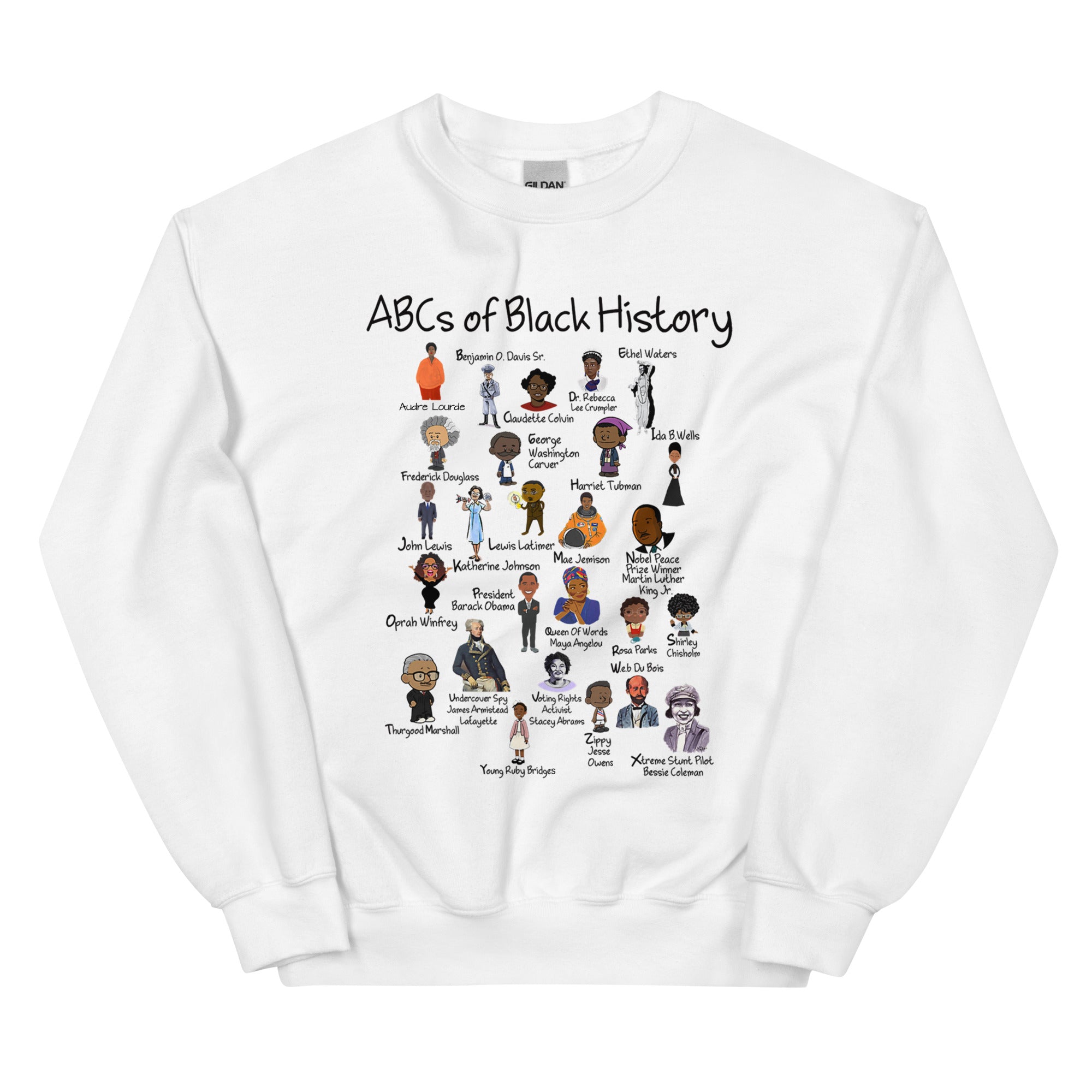 ABC's Of Black History - Sweatshirt – My Pride Apparel